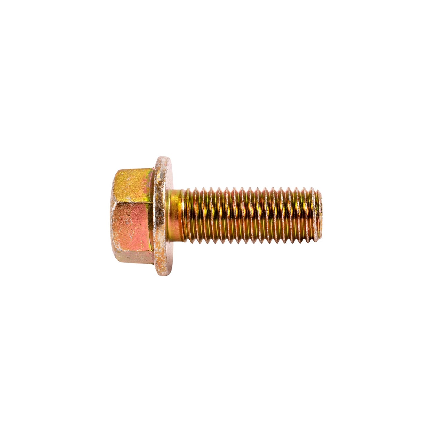 3/4"-10 x 2" Conquest Grade 8 Non-Serrated Flange Bolt - Zinc Yellow ...