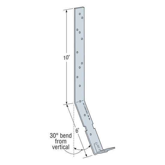 Simpson HETA16 12" Embedded Truss Anchor – Fasteners Plus