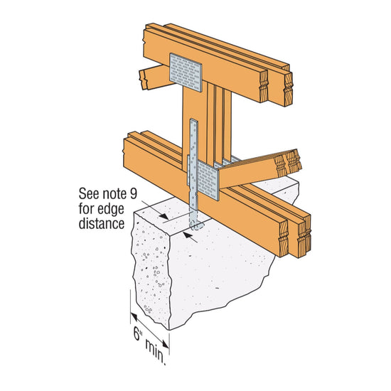 Simpson HETA20 16" Embedded Truss Anchor – Fasteners Plus