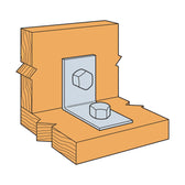 Simpson HL33HDG 3x3 Heavy Angle - Hot Dip Galvanized – Fasteners Plus