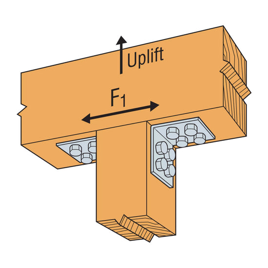 Simpson HL55 5x5 Heavy Angle - G90 Galvanized – Fasteners Plus