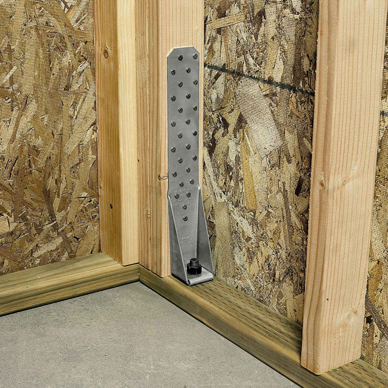 Simpson HTT5-3/4 Heavy Tension Tie - G90 Galvanized – Fasteners Plus