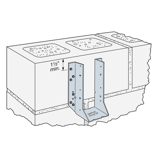 Simpson Strong-Tie HU410-2 Face Mount I-Joist Hanger- G90 Galvanized ...