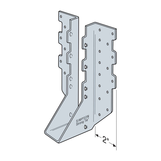 Simpson HUS210 2x10 Face Mount Hanger - G90 Galvanized – Fasteners Plus