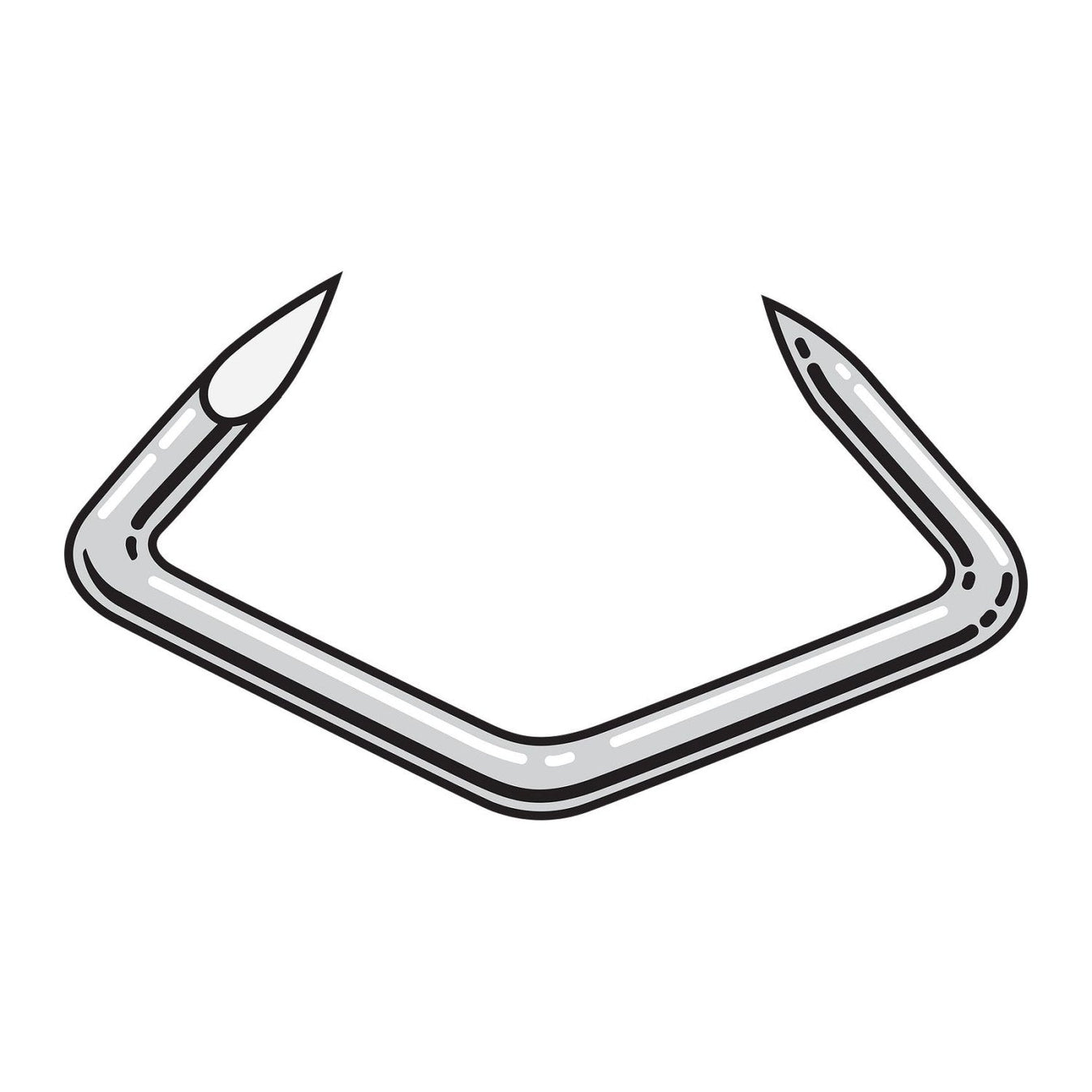 3/4" 14 Gauge Hog Rings, Hill Pattern - 304 Stainless Steel, 1. lb Pkg ...