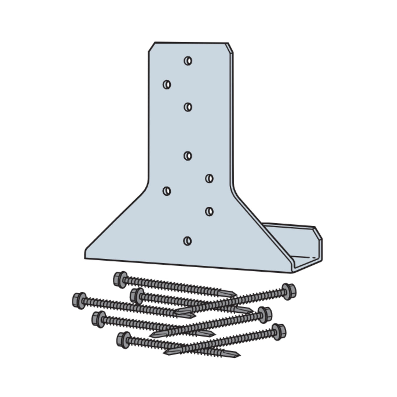 Simpson ICF-D3.25 1/4-20 x 3.25" Screw Package of 128 – Fasteners Plus