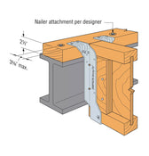 Simpson ITS3.56/11.88 Top Flange I-Joist Hanger - G90 Galvanized ...