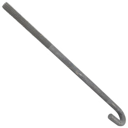1/2"-13 x 12" J-Bolt Concrete Anchor Bolt - Hot Dip Galvanized ...