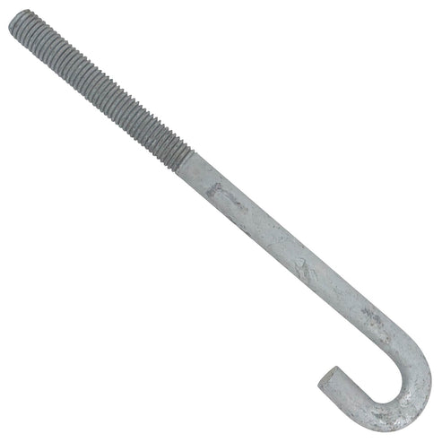 5/8"-11 x 10" J-Bolt Concrete Anchor Bolt - Hot Dip Galvanized ...