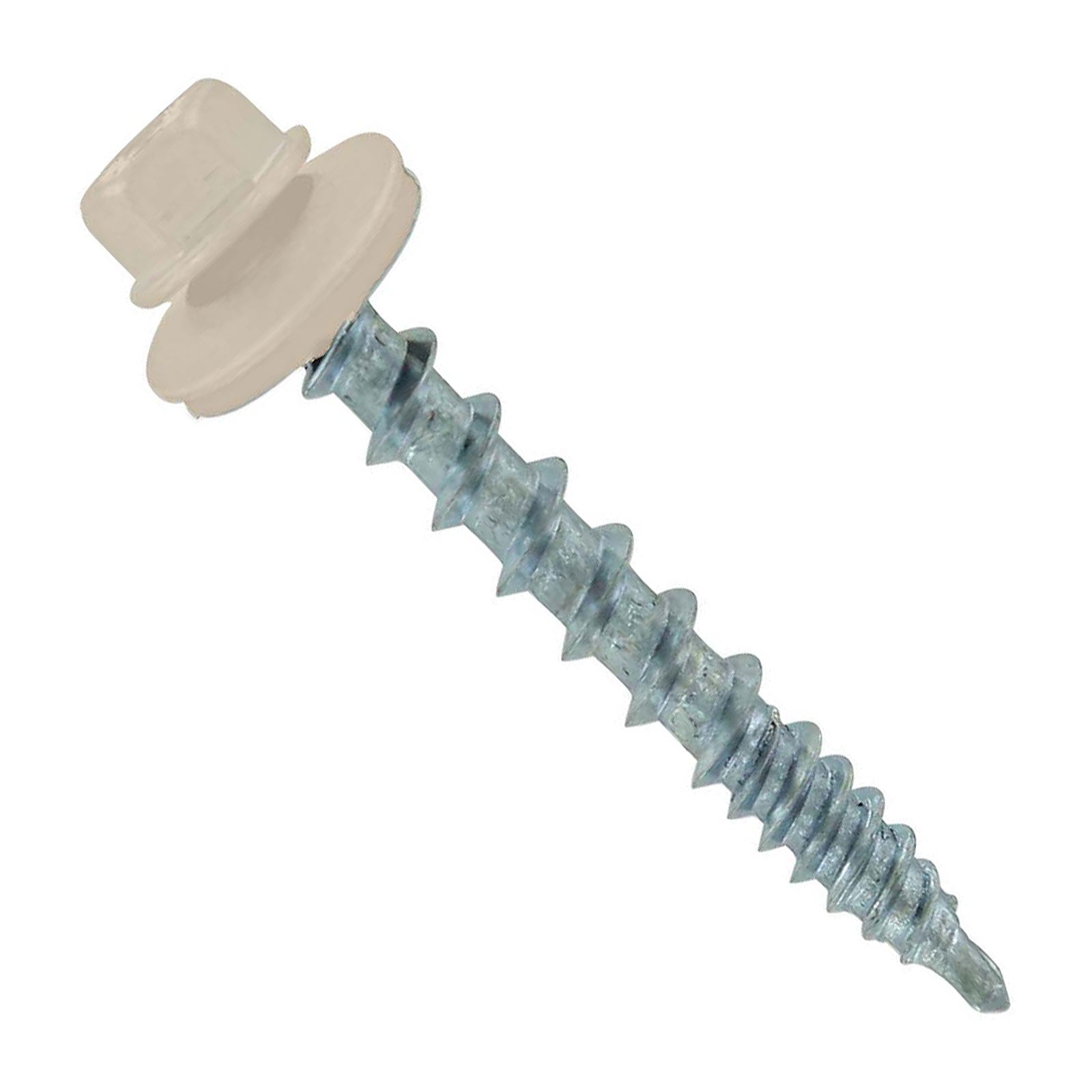 ST Fastening #10 x 1-1/2" Kwikseal Woodbinder Metal Roofing Screw - Li ...