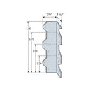 Simpson Strong-Tie L90 9" Reinforcing Framing Angle - G90 Galvanized ...
