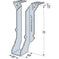 Simpson Strong-Tie LB210AZ 2x10 Top Flange Joist Hanger - Zmax Finish ...