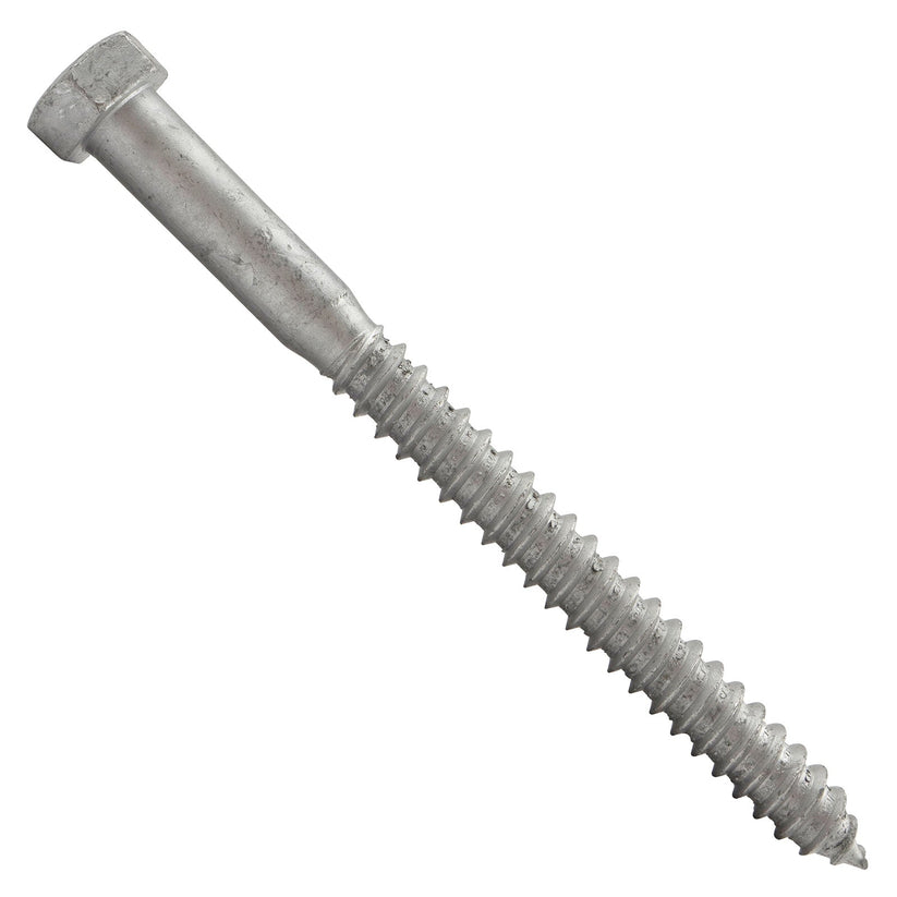 1/2"-6 x 6" Conquest Hex Head Lag Bolt for Wood - Hot Dip Galvanized ...