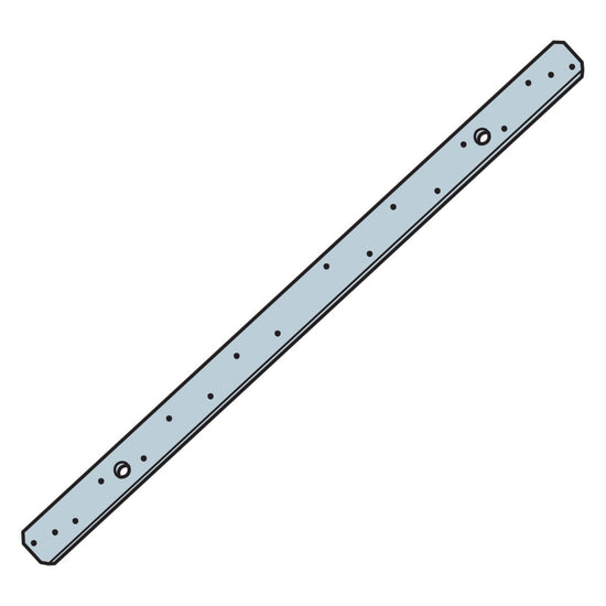 Simpson LSTA24 24" 20 Gauge Strap Tie - G90 Galvanized – Fasteners Plus