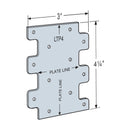 Simpson LTP4 3" x 4-1/4" Lateral Tie Plate - G90 Galvanized – Fasteners ...