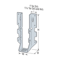 Simpson LUS28Z 2x8 Face Mount Hanger - Zmax Finish – Fasteners Plus