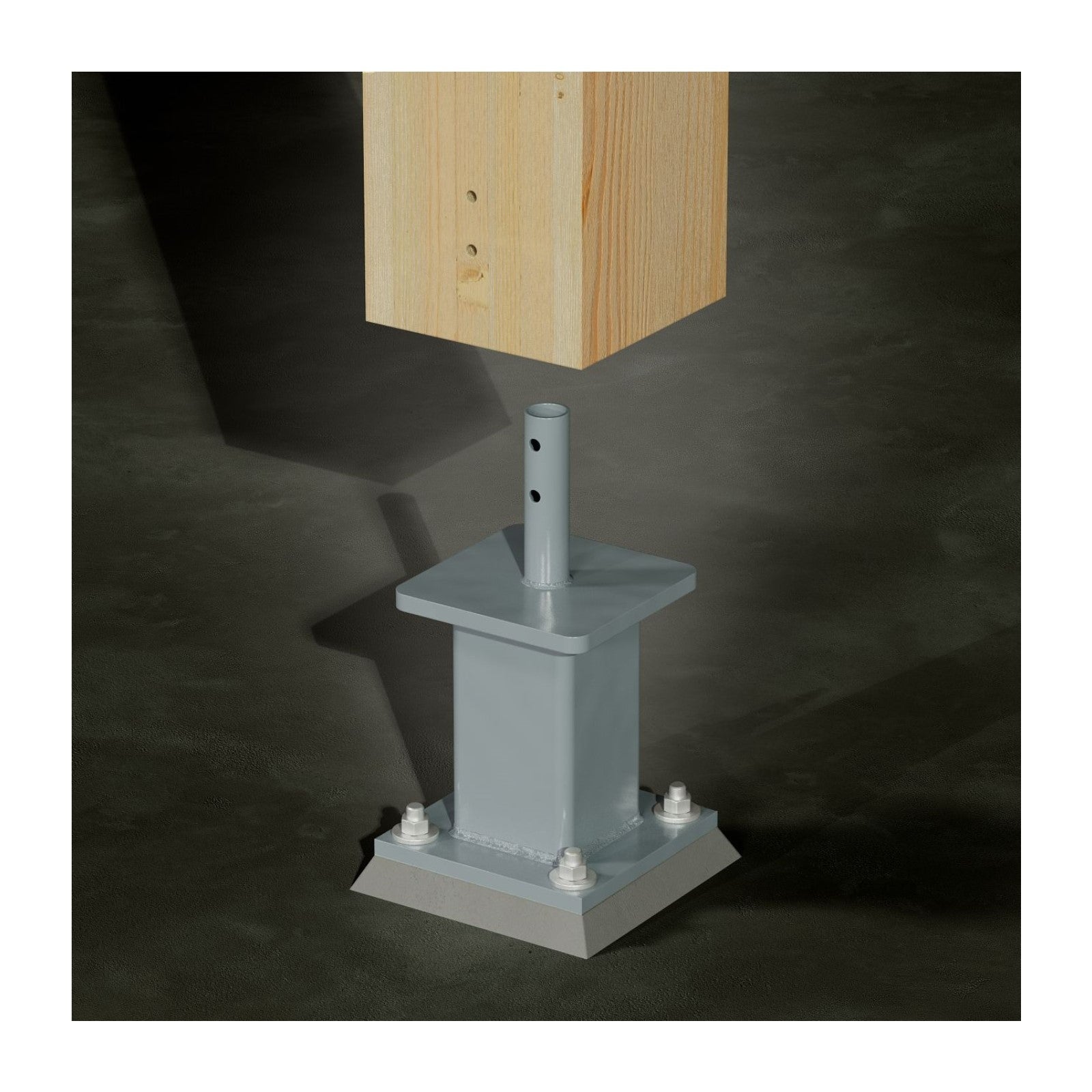 Simpson MCBS9.5X9.5-X Mass Timber Column Base Standoff 9-1/2" X 9-1/2 ...