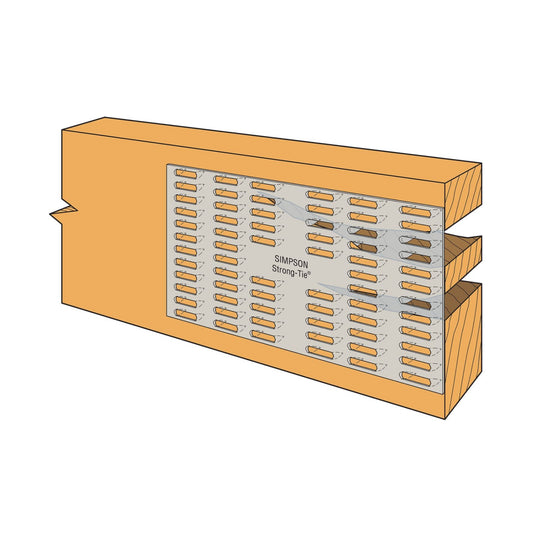 Simpson MP36 3" x 6" Mending Plate - G90 Galvanized - Pkg 1 – Fasteners ...