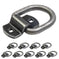 2-5/16" Bolt-On / Weldable D-Ring with Mounting Bracket - Unfinished ...