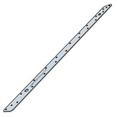 Simpson MSTA49 49" 16 Gauge Medium Strap Tie - G90 Galvanized ...