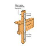 Simpson MSTA30 30" 16 Gauge Medium Strap Tie - G90 Galvanized ...