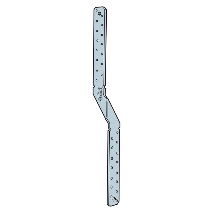 Simpson MTS20-REV 20" Medium Twist Strap, Reverse Bend - G90 Galvanize ...
