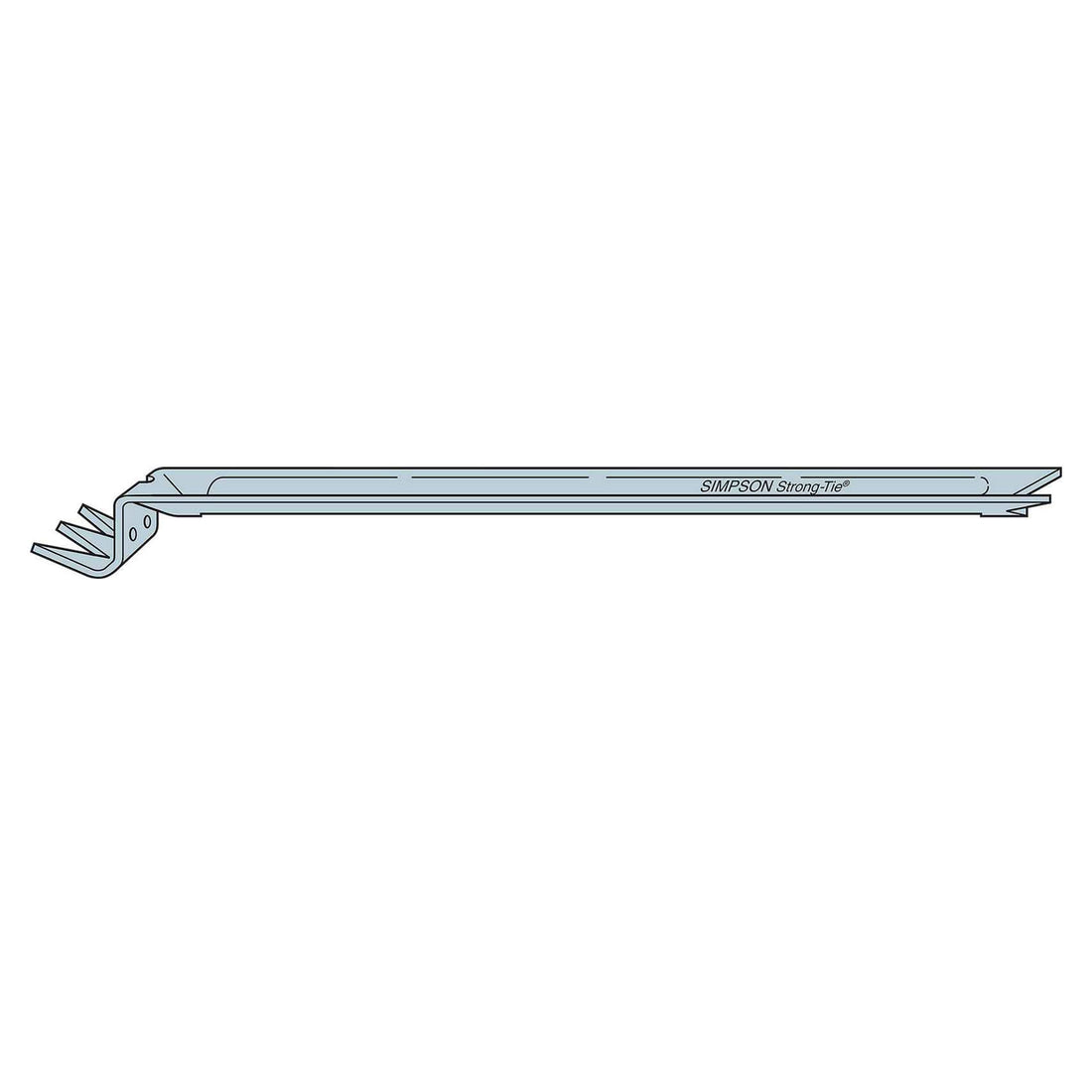 Simpson NCA2X10-16 Nailless Compression Bridging - G90 Galvanized ...