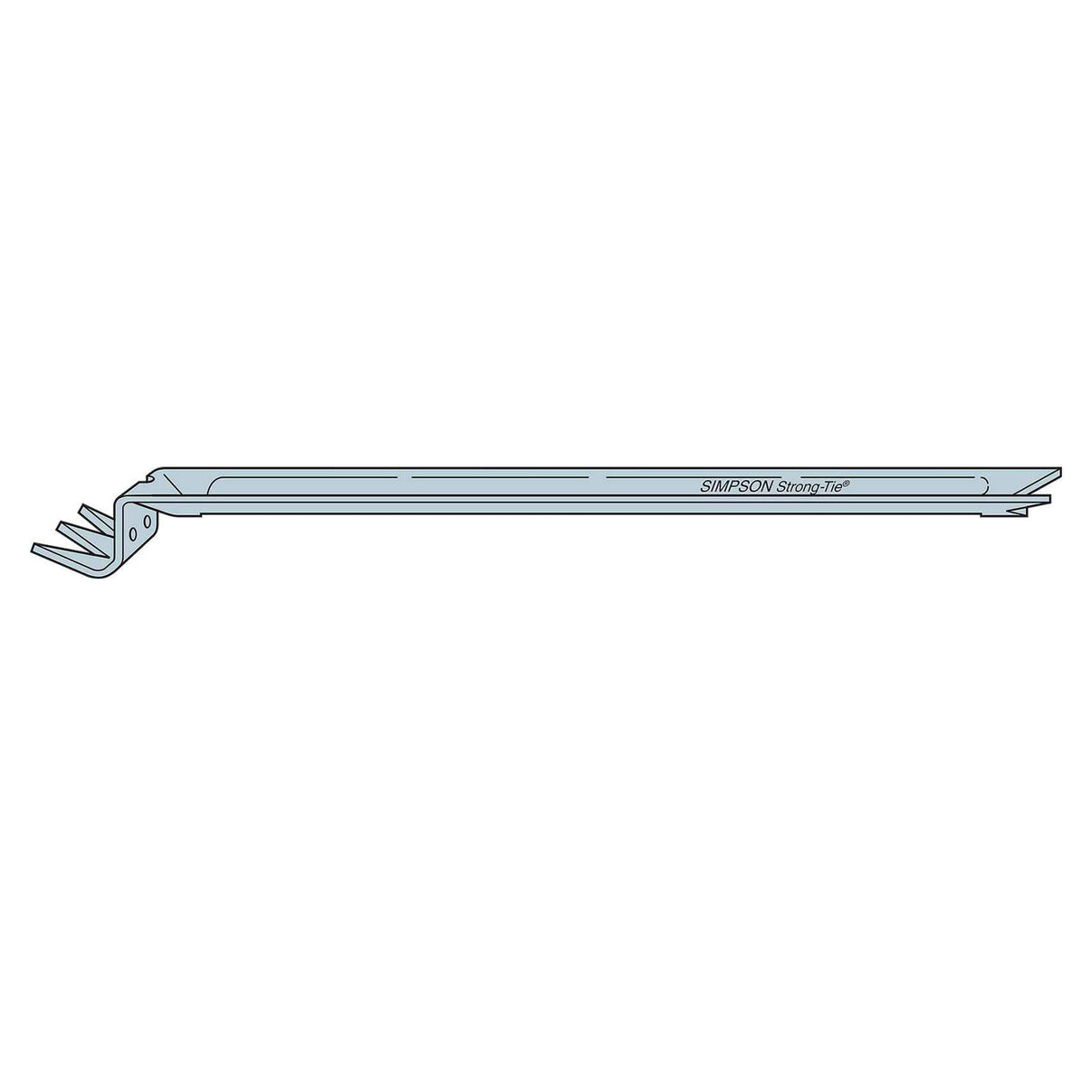 Simpson NCA2X10-16 Nailless Compression Bridging - G90 Galvanized ...