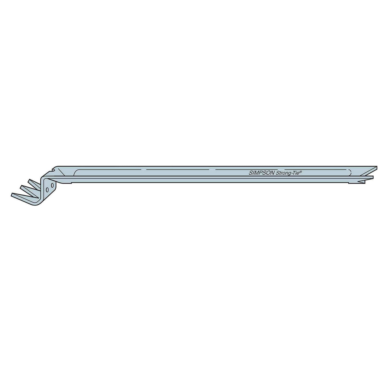 Simpson NCA2X10-16 Nailless Compression Bridging - G90 Galvanized ...