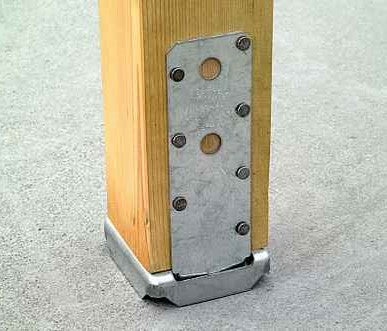 Simpson PBS66 6x6 Post Base Stand Off - G90 Galvanized – Fasteners Plus