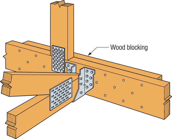 Simpson HGUS28-3 Triple 2x8 Face Mount Hanger - G90 Galvanized ...