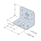 Simpson Strong-Tie RCA-C223/97-R90 Zinc Galvanized Rigid Connector Ang ...