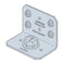 Simpson Strong-Tie RCA-C223/97-R90 Zinc Galvanized Rigid Connector Ang ...