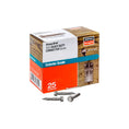 1/4" x 1-1/2" Strong-Tie SDS25112-R25 Heavy-Duty Connector Screw - Dou ...