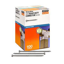 1/4" x 6" Strong-Tie SDS25600MB Heavy-Duty Connector Screw - Double-Ba ...
