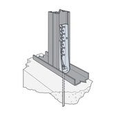 Simpson S/HDU6 Light Gauge Holdown For Steel - G90 Galvanized ...