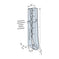 Simpson S/HDU9 Light Gauge Holdown For Steel - G90 Galvanized ...