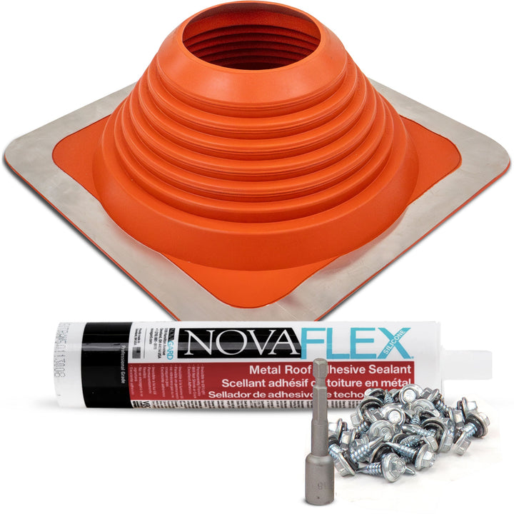 Metal Roof Pipe Boot Flashings – Fasteners Plus