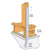 Simpson STHD14 26-1/8" Strap-Tie Holdown - Galvanized – Fasteners Plus