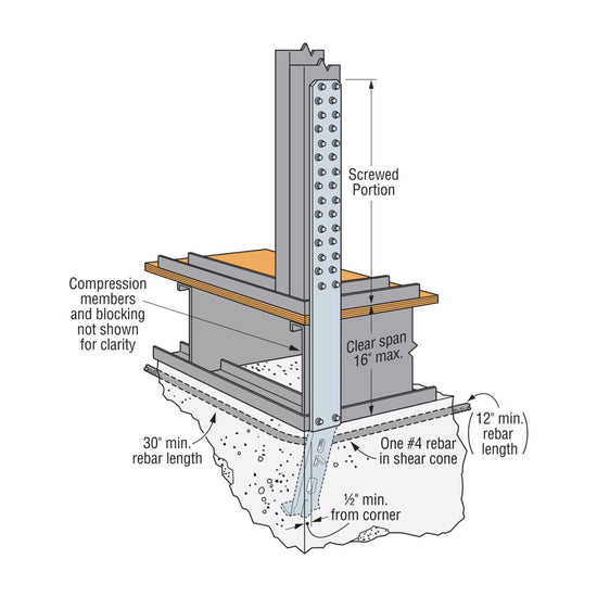 Simpson STHD14 26-1/8" Strap-Tie Holdown - Galvanized – Fasteners Plus