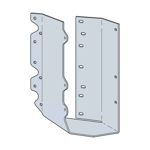 Simpson SURC26-2 Skewed U-Shaped Hanger Right, Concealed Flanges - G90 ...