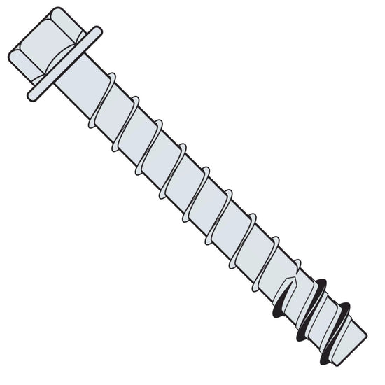 1/2" x 6" Strong-Tie THD50600H Titen HD Screw Anchor, Zinc, Pkg 20 ...