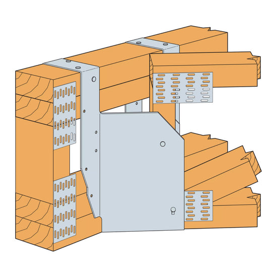 Simpson THAR422 4x22 Adjustable Truss Hanger, Skewed Right - G90 Galva ...