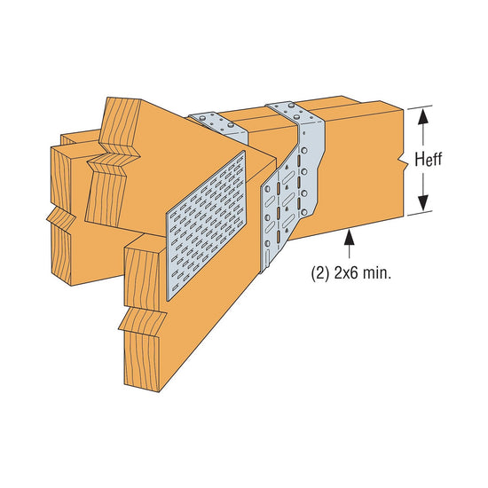 Simpson THASL29 2x9 Adjustable Truss Hanger, Skewed Left - G90 Galvani ...