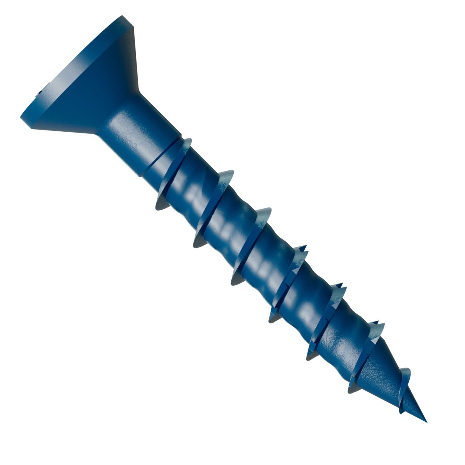 Simpson Strong-Tie 3/16" x 1-1/4" Titen Turbo Flat Head Blue Concrete ...