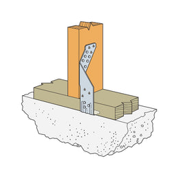 Simpson TSP Stud Plate Tie - G90 Galvanized – Fasteners Plus