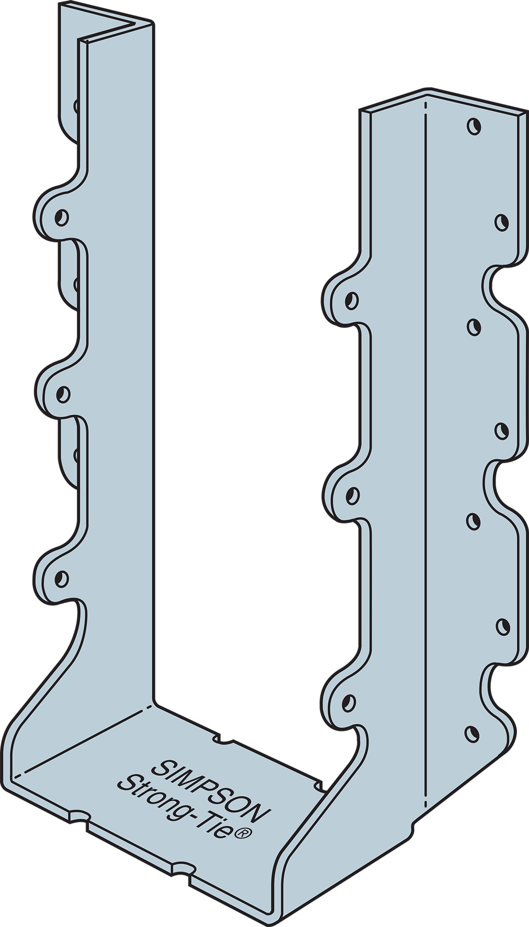 Simpson U410X Face Mount Hanger 4 X 10, Made to Order Non-Returnable ...