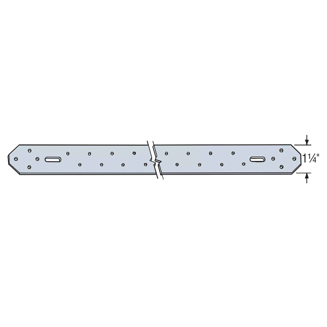 Simpson WB106 Wall Bracing - G90 Galvanized – Fasteners Plus