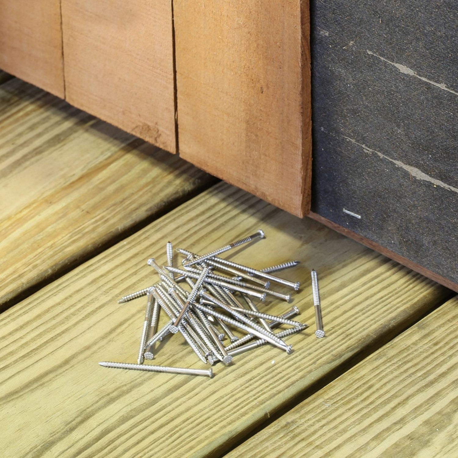 16d (3-1/2") Wood Siding Nail - 316 Stainless Steel, 25 lbs – Fasteners ...