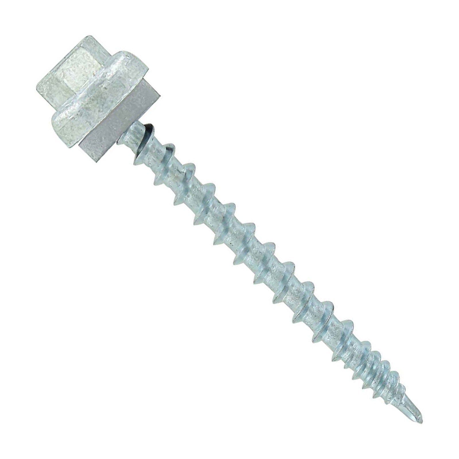 ST Fastening #10 x 3" ZXL Woodbinder Metal Roofing Screw - Light Gray ...